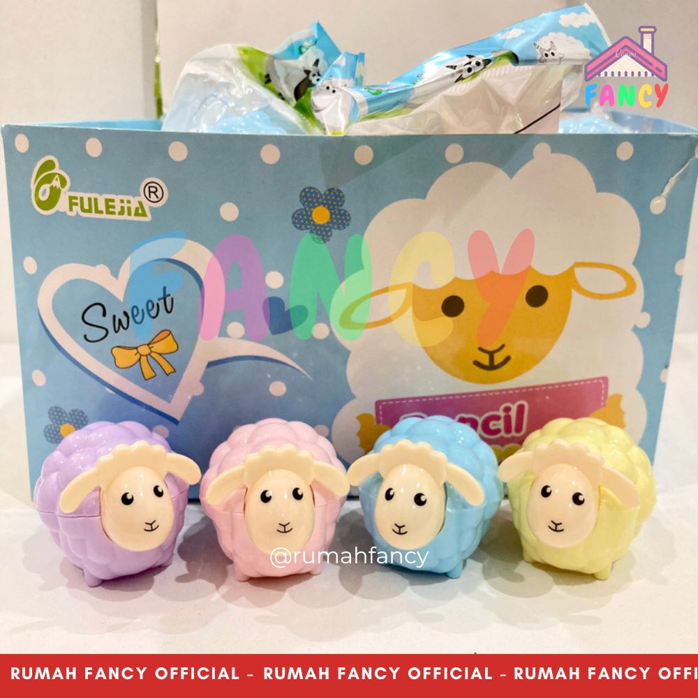 Jual [1PCS] Serutan Rautan Anak Fancy Bentuk Sheep Domba 8081 Warna Pastel Macaron Lucu Murah ...