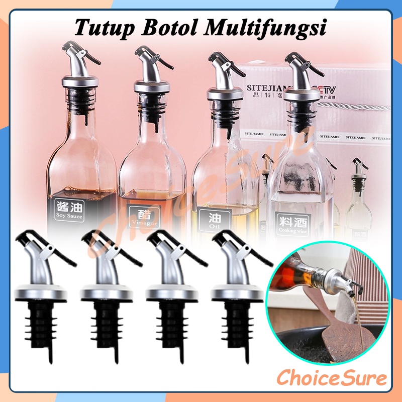 Jual Tutup Botol Multifungsi/ Pourer Tutup Botol Wine Kecap Madu ...