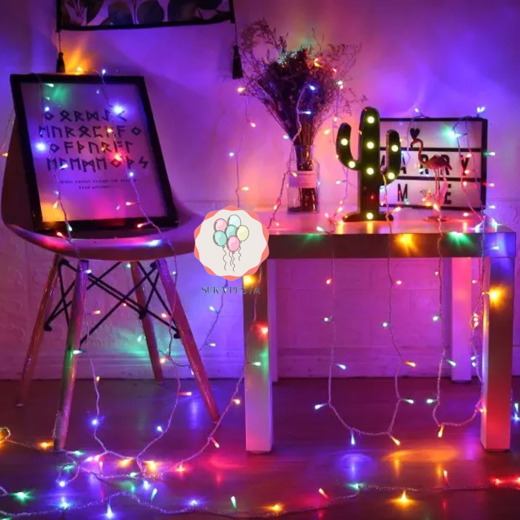 Jual Lampu Tumblr 100 LED / Lampu Tumblr 10M / Lampu Dekorasi Natal ...