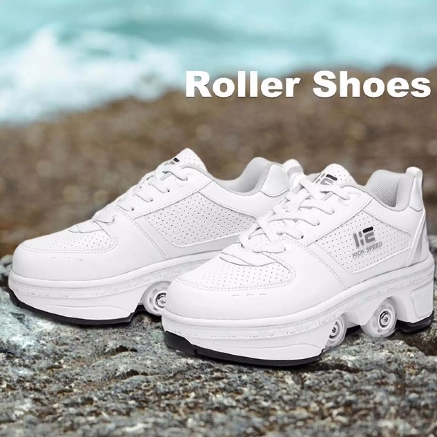 Jual Sepatu Roda Lipat Deformasi Roller Shoes Roller Skate Anak ...