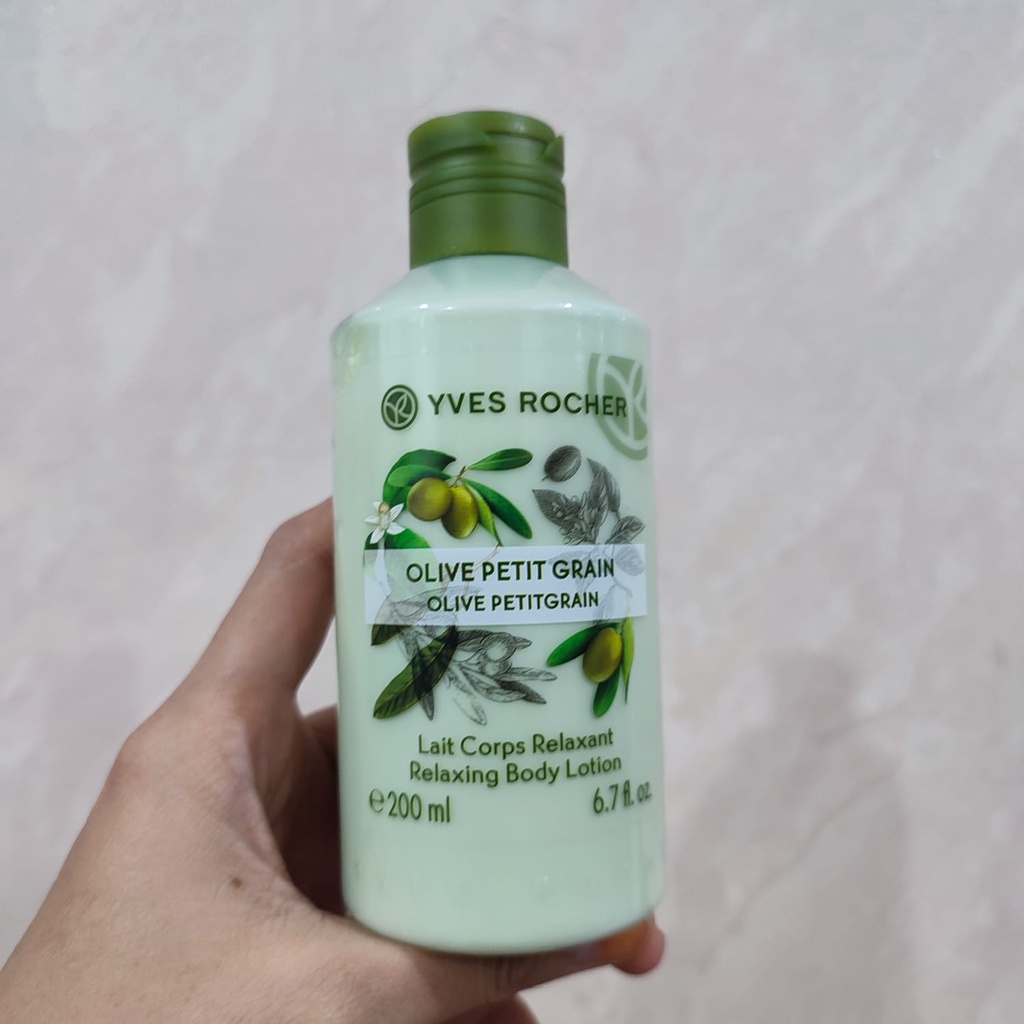 Jual Yves Rocher Relaxing Body Lotion Olive Petitgrain 200ml | Shopee ...