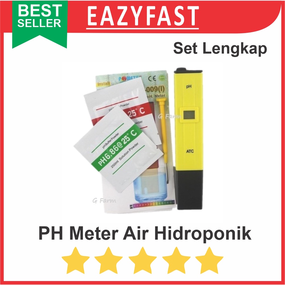 Jual PH Meter ATC Alat Ukur Air Hidroponik PH-009 | Shopee Indonesia