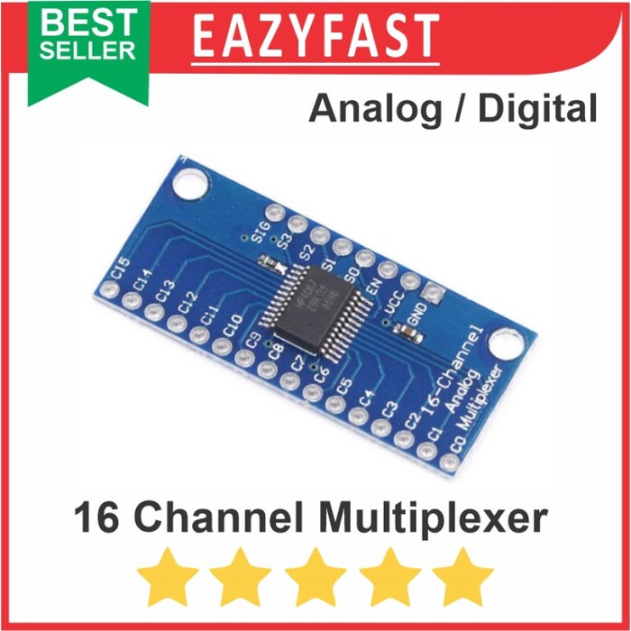 Jual CD74HC4067 16 Channel Analog Digital Multiplexer Multiplekser ...