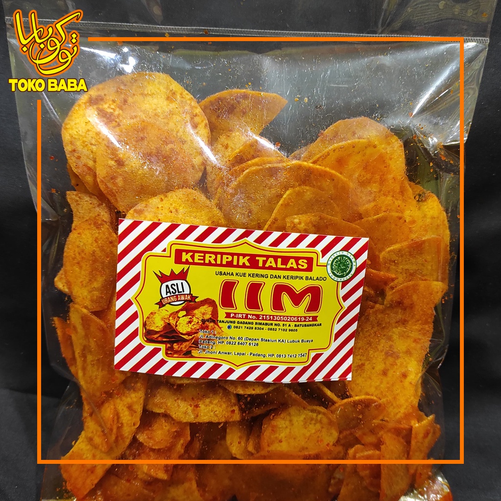 Jual Keripik Talas Balado IIM 250 Gram | Shopee Indonesia