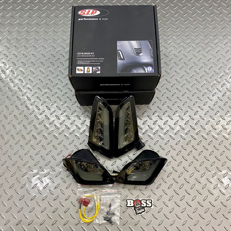 Jual Indicator Sein LED Smoke SIP Vespa GT Series GTS GTV | Shopee ...