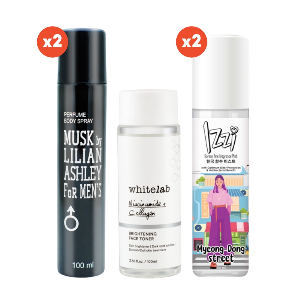 Jual [Nonton Langsung JKT48] Musk Body Spray Pria (2x) + Izzi Parfum ...