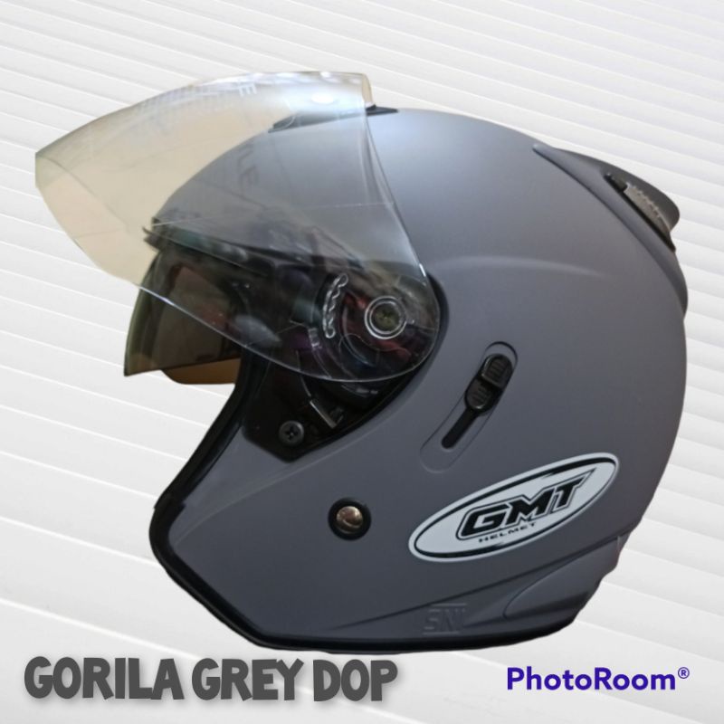 Jual HELM HALF FACE GMT/HELM DOUBLE VISOR/HELM MOTOR SNI/HELM MURAH ...