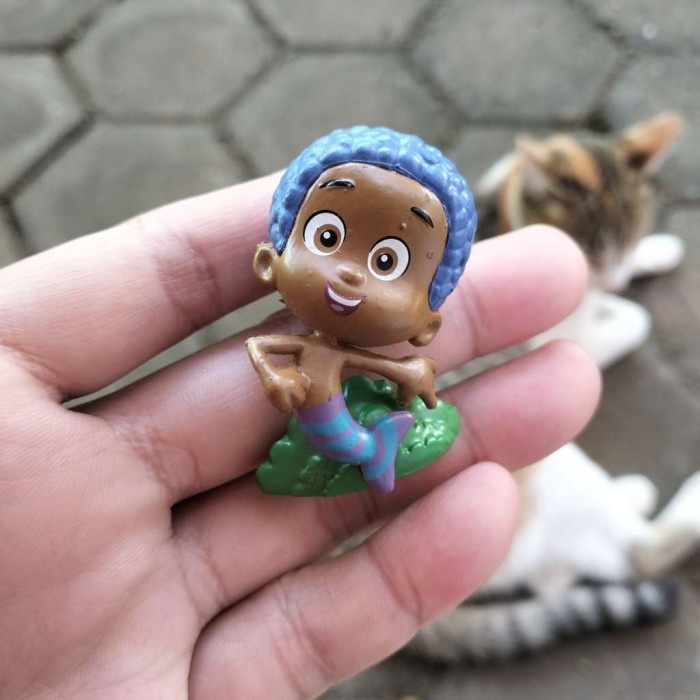 Jual Ori Disney Bubble Guppies Goby Mermaid - Static Figure | Shopee ...