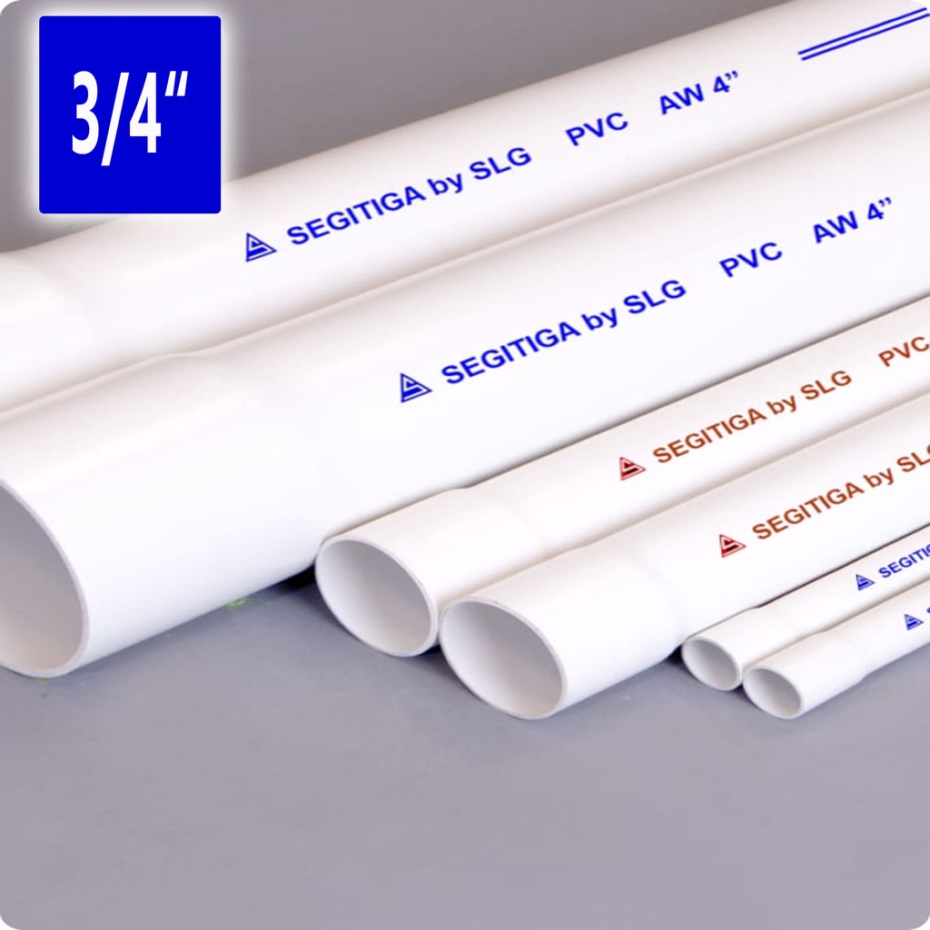 Jual PIPA AIR PVC 3/4" SLG AW PANJANG 1 METER | Shopee Indonesia