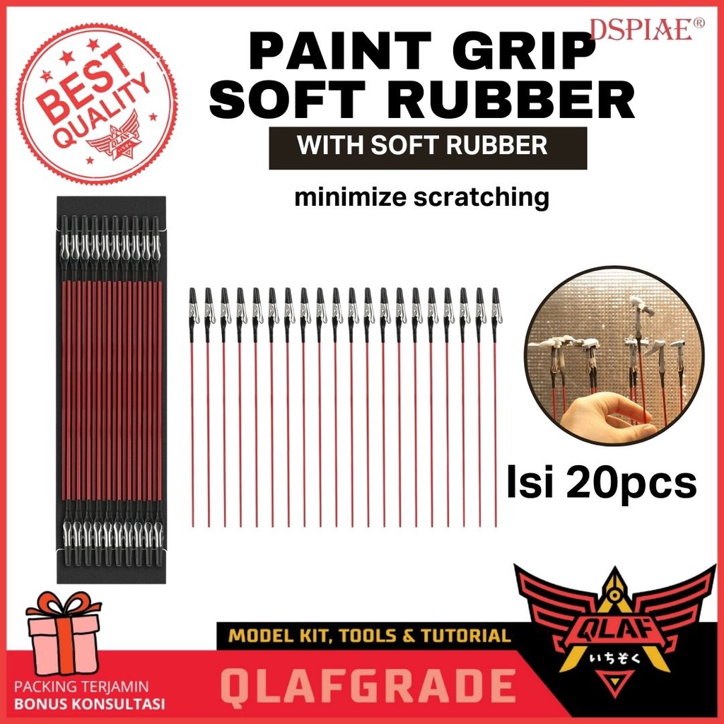 Jual Paint grip isi 20 MPC-20 dspiae Model Painting Clip alat bantu ...