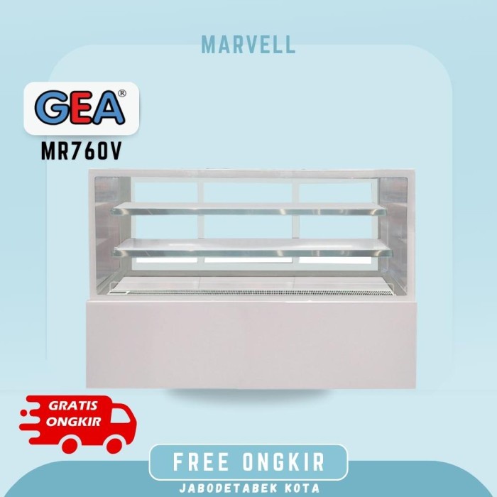 Jual Showcase Cake GEA MR760V Kulkas Pendingin Kue MR 760V Original | Shopee Indonesia