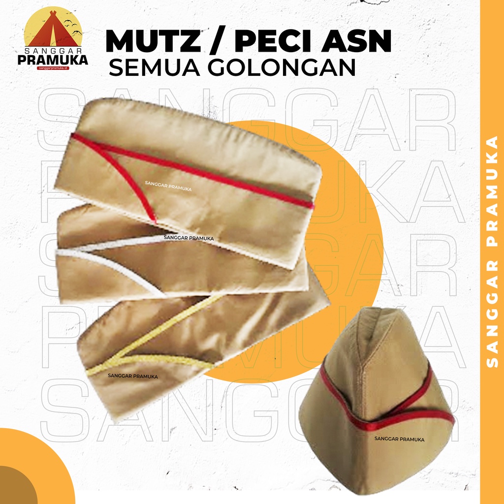Jual Mutz Asn / Peci ASN / Peci pegawai negeri / Peci PNS | Shopee ...