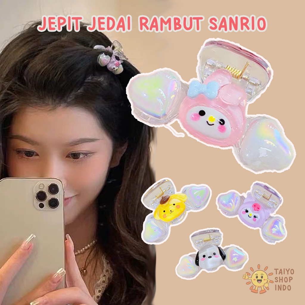 Jual TAIYO Jepit Rambut Anak Karakter Jedai Sanrio Aksesoris Fashion Lucu | Shopee Indonesia