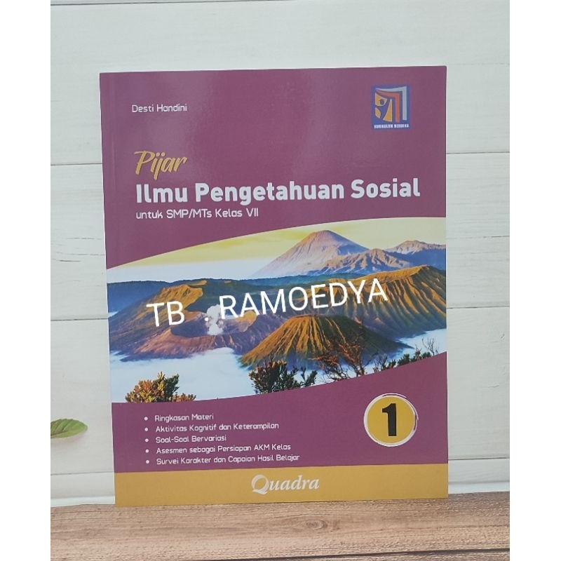 Jual Buku Pijar IPS SMP/MTs kelas VII Kurikulum Merdeka Quadra | Shopee Indonesia
