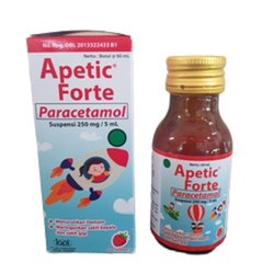 Jual APETIC FORTE PARACETAMOL SIRUP 60 ML - Obat Demam Anak - Sakit ...