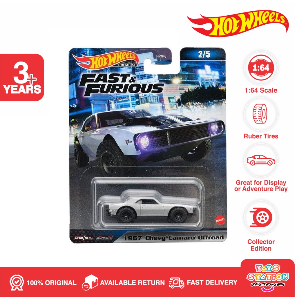 Jual Hot Wheels Premium Fast & Furious 1967 Chevy Camaro Offroad - Toyzstatioon | Shopee Indonesia