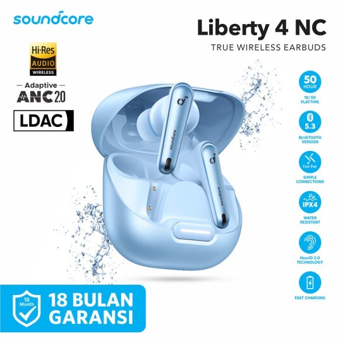 Jual Anker Soundcore Liberty 4NC 4 NC Noise Cancelling TWS ANC LDAC ...