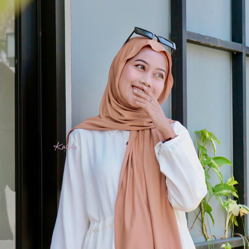 Jual Jilbab Kerudung Hijab Pashmina Oval Jersi Pashmina Terbaru ...