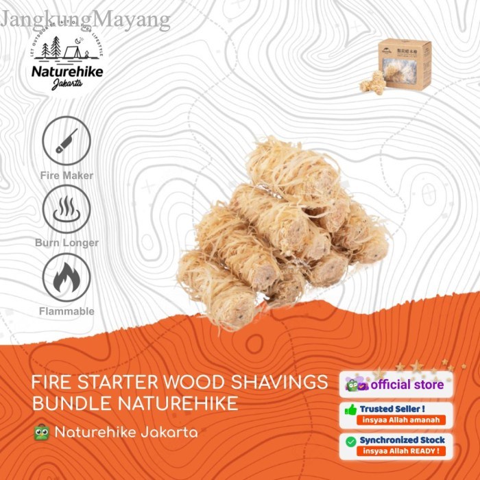 Jual FIRE STARTER WOOD SHAVINGS NATUREHIKE NH20SK004 KAYU BAKAR ARANG ...
