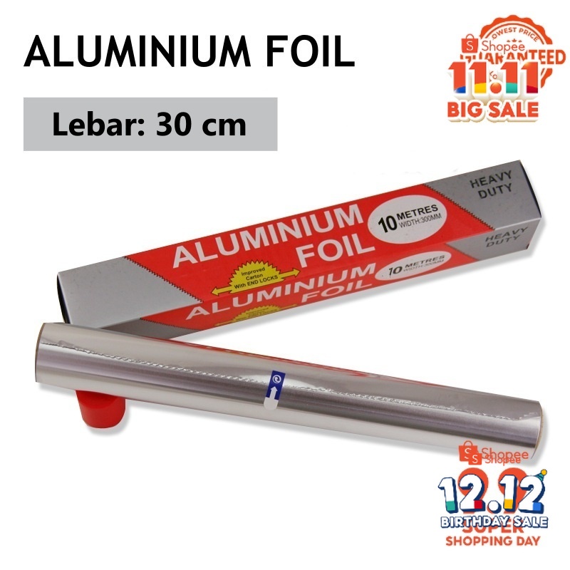 Jual aiGooTan - ALUMINIUM FOIL - Kertas Aluminium Roll Alu Baking Tin ...