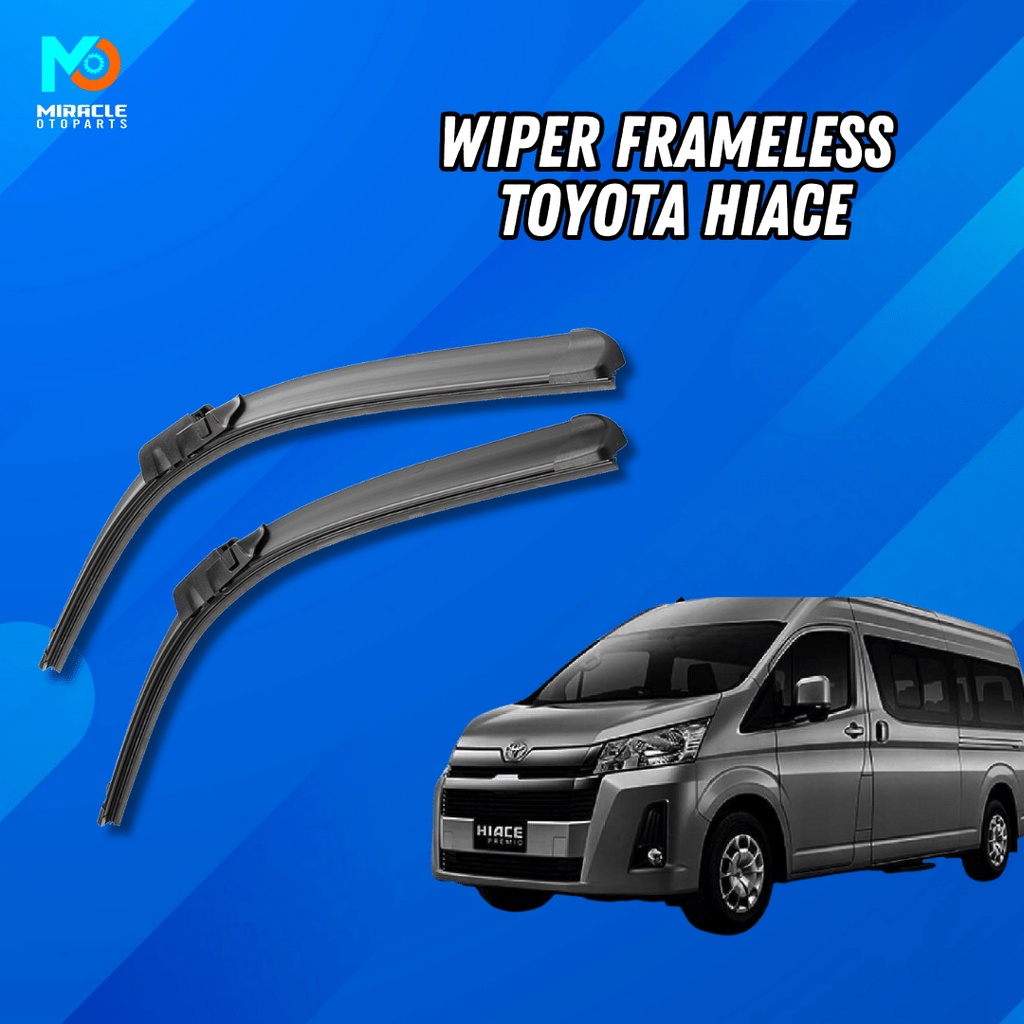 Jual Wiper Frameless Toyota Hiace Sepasang 2 PCS Kiri dan Kanan Model ...