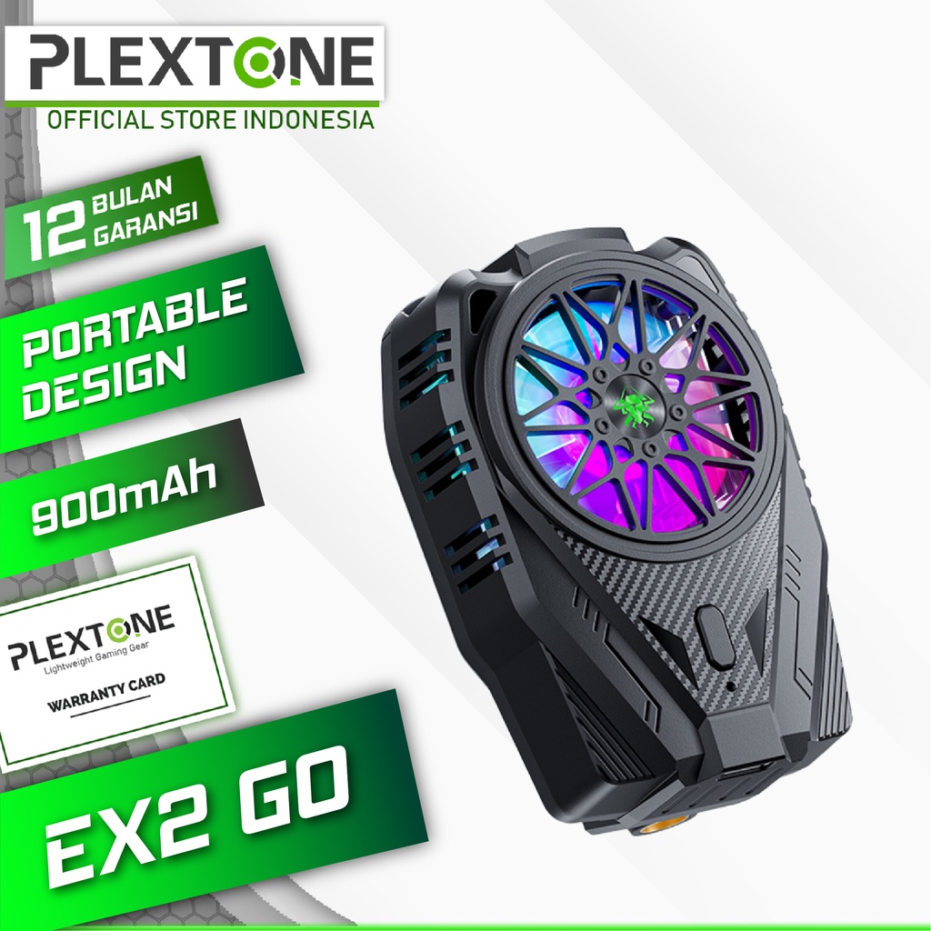 Jual Plextone EX2 Go Portable Radiator Fan Cooler Chargerable Cooling ...