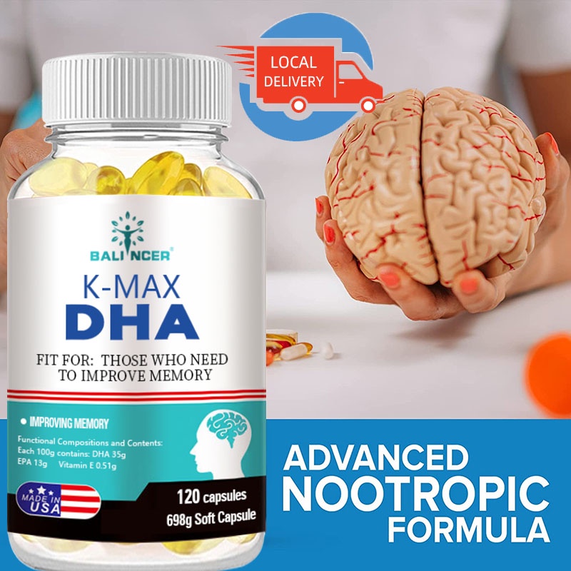 Jual Adult brain supplement, improve memory, ice sea fish oil non ...