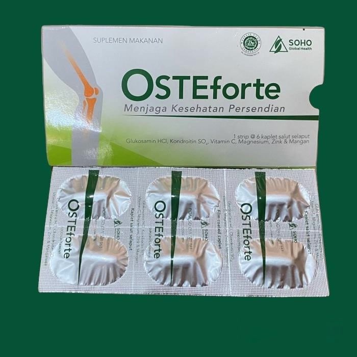 Jual KESEHATAN SENDI OSTEOARTHRITIS OSTE FORTE 1 Stripan 6 Kaplet ...