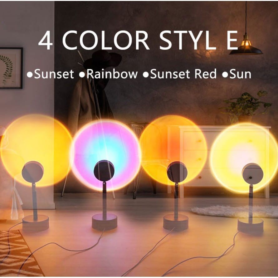 Jual KODE 001 | Lampu Sunset / Sunset Lamp / Lampu Sunset Kerang / RGB ...