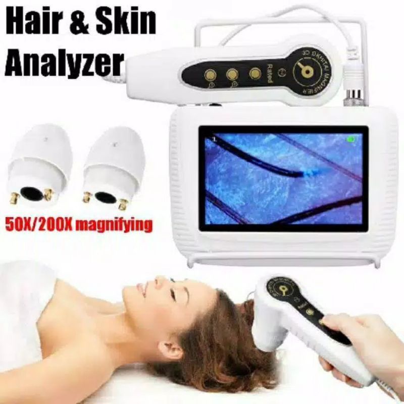 Jual bisa dicas 200x zoom big screen digital skin analyzer alat ukur ...