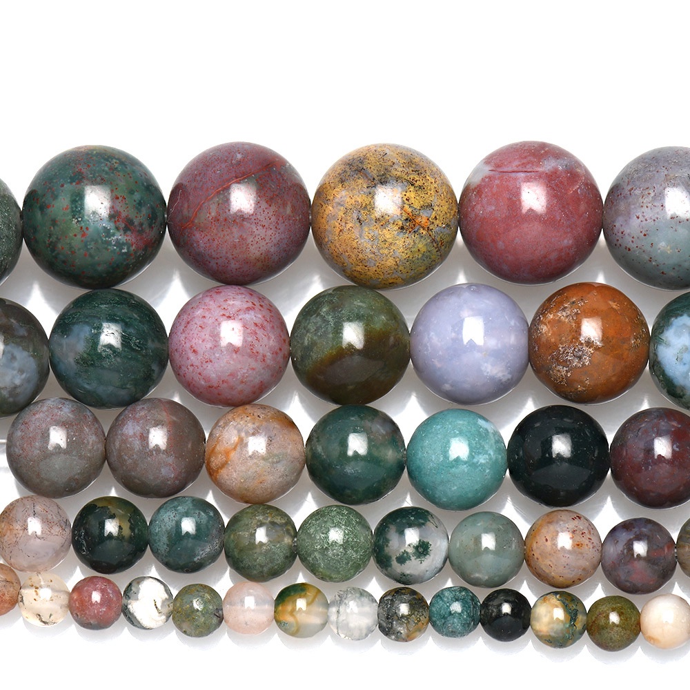 Jual [6PCS] Butir Batu Asli Indian Agate | Kode : BT-25 | Shopee Indonesia