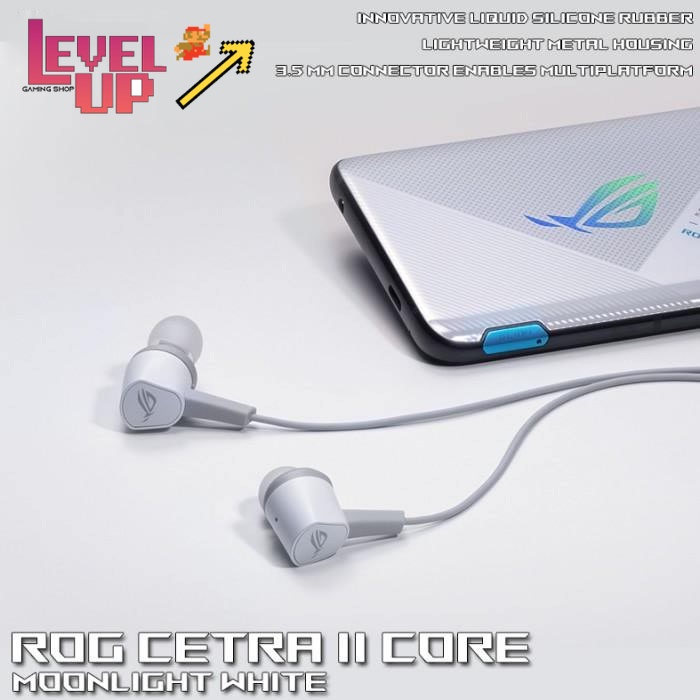 Jual ASUS ROG Cetra II Core / Cetra 2 Core Moonlight White in-ear ...