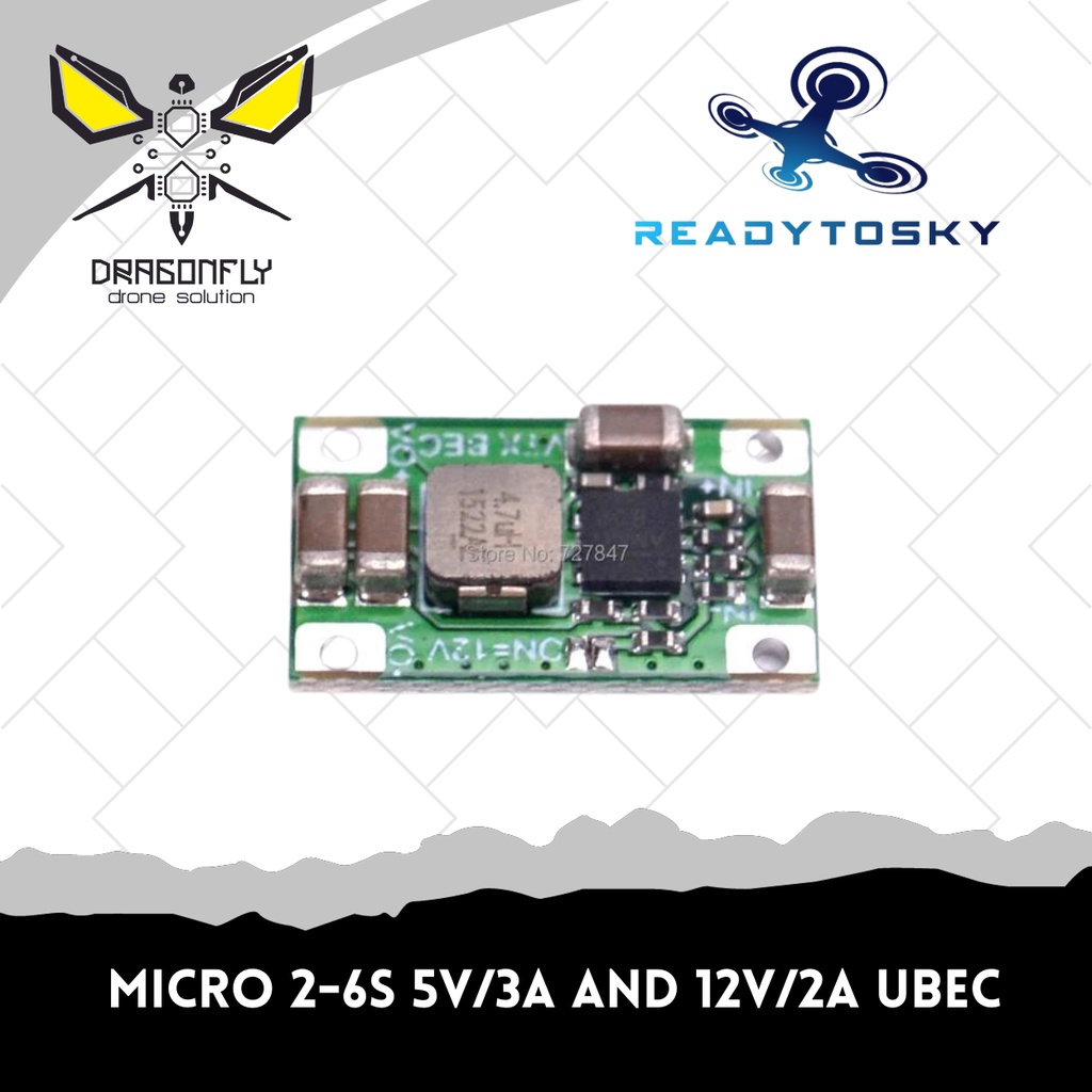 Jual Micro 5V 3A and 12V 2A BEC UBEC Mini BEC 2-6S | Shopee Indonesia