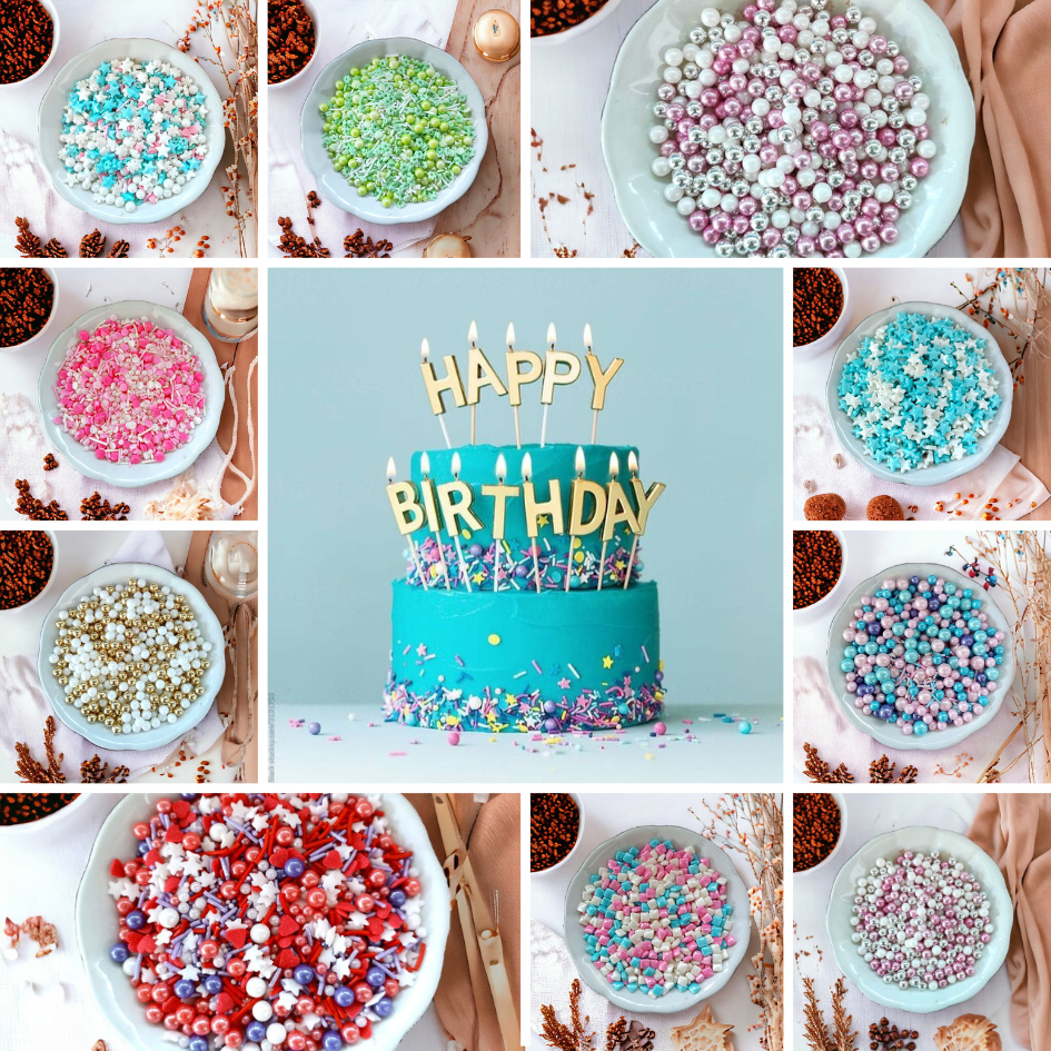 Jual Sprinkle Trimit Sprinkles Hiasan Kue Cake Tart Decoration Edible ...