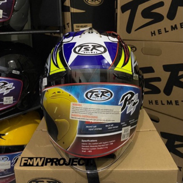 Jual HELM TSR RAM 4 EDWARD COLIN | Shopee Indonesia