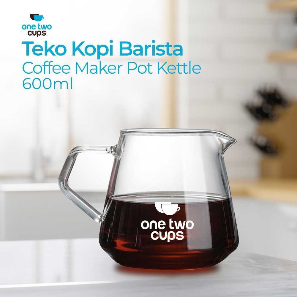 Jual [Bayar di Tempat] One Two Cups Coffee Maker Pot Kettle Teko Kopi ...