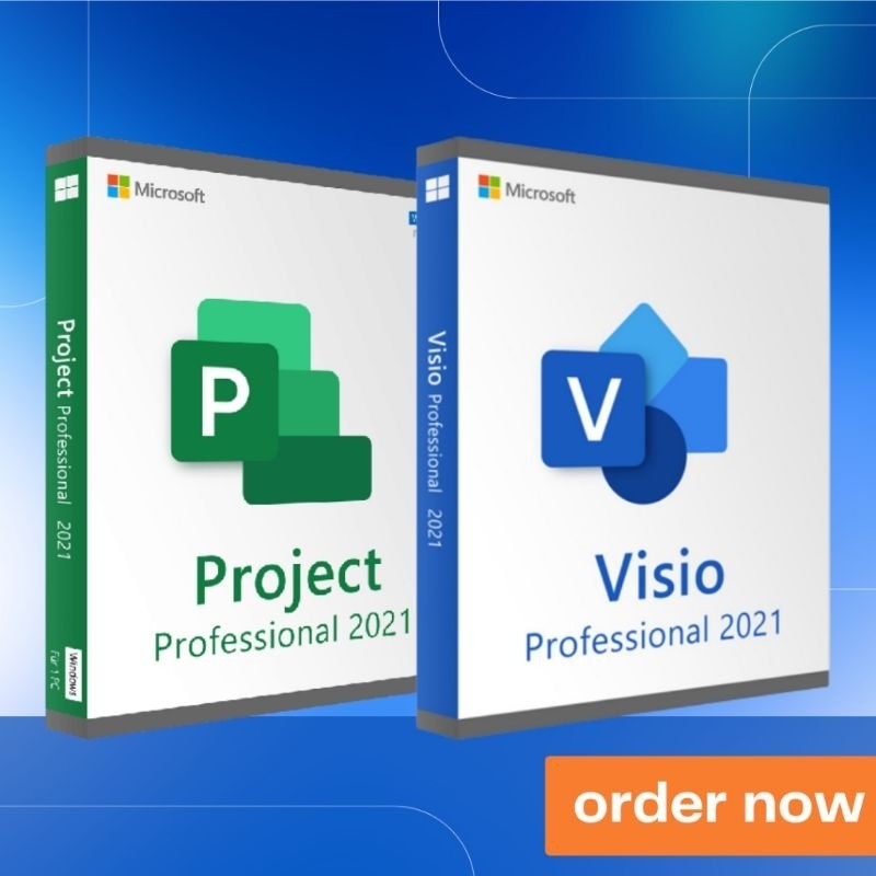 Jual Microsoft Visio & Project Pro Plus Original License Lifetime ...