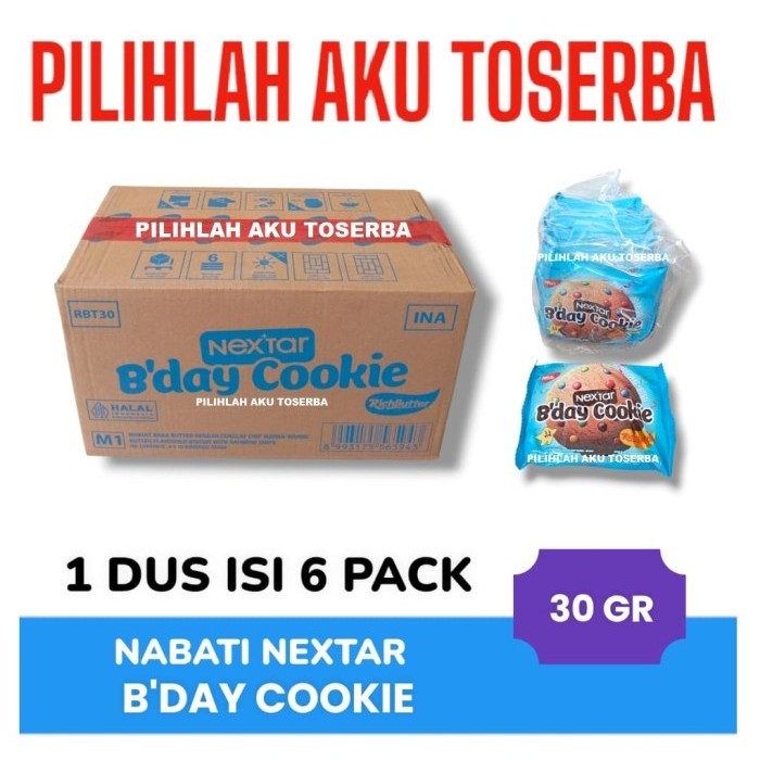 Jual Biskuit Nextar B'DAY COOKIE - ( HARGA 1 DUS ) | Shopee Indonesia