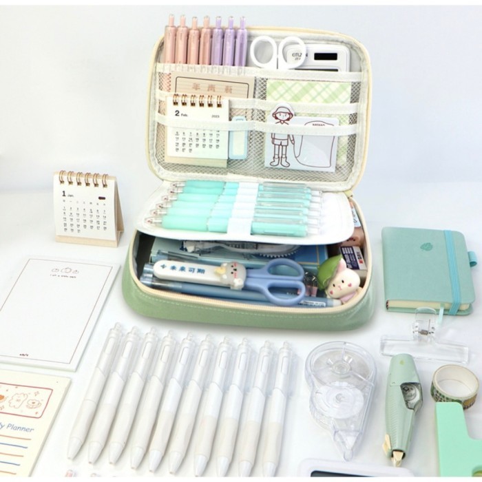 Jual Tempat pensil karakter pencil case box pensil viral korea ...