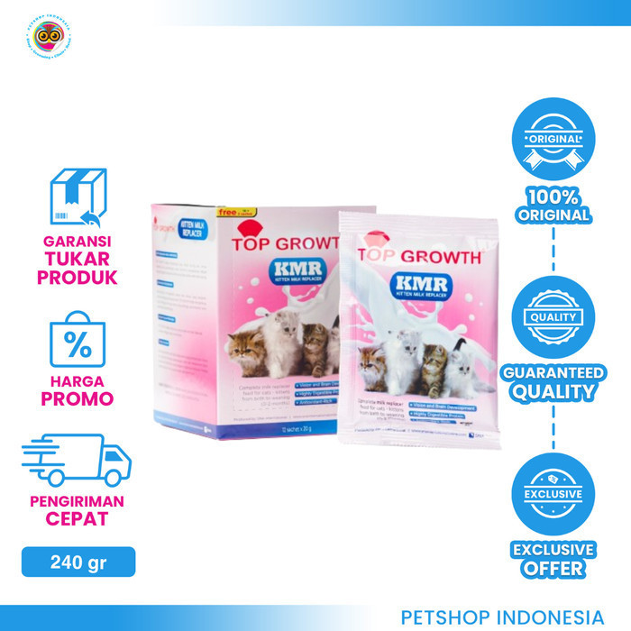 Jual Top Growth 240GR - Susu Kucing Kitten Milk Replacer | Shopee Indonesia