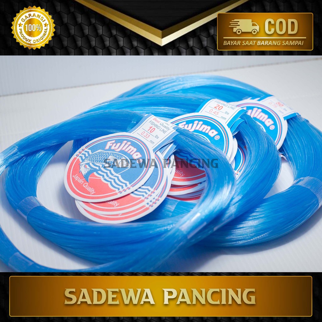 Jual Senar Pancing Fujima Biru (1-40Lbs)/ Damyl Fujima/ Damil Merk ...
