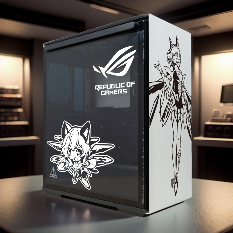 Jual ROG SE7EN Anime Stickers for Atx PC Case,Personality Graffiti ...