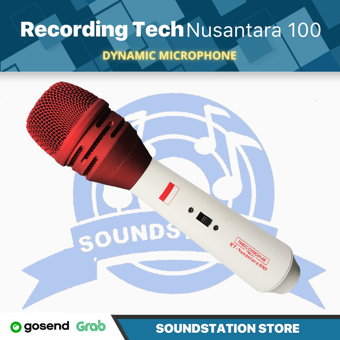 Jual Recording Tech NUSANTARA-100 Professional Dynamic Vocal Microphone ...
