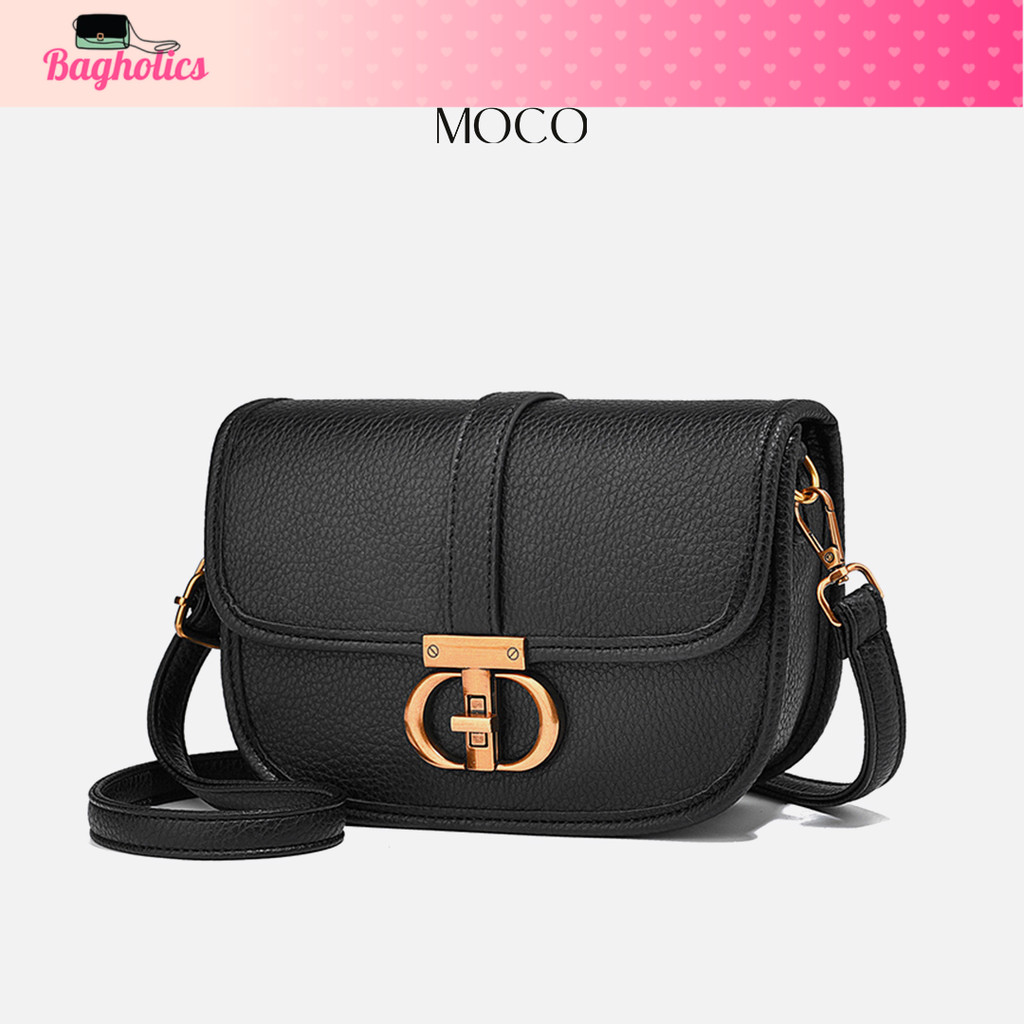 Jual MOCO Fashion Tas Selempang Wanita Sling Bag Lucu Saddle Vintage Terbaru M096 | Shopee Indonesia