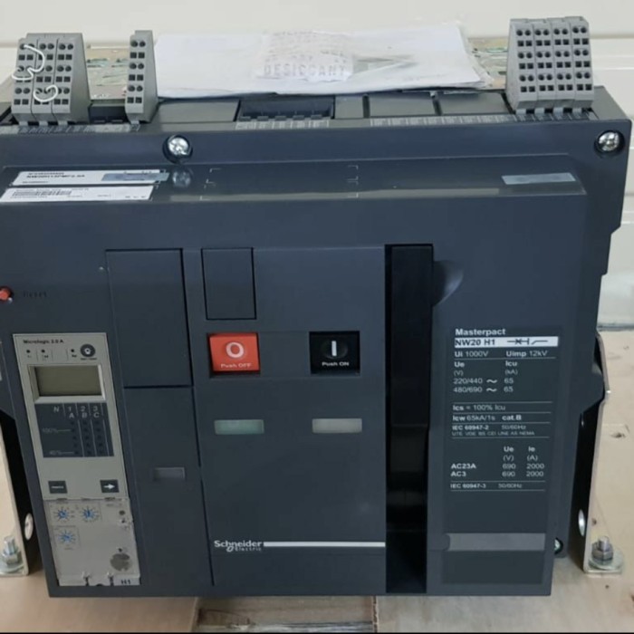 Jual Air Circuit Breaker (ACB) NW 3P 2000A MANUAL NW20H13F2EH Schneider ...