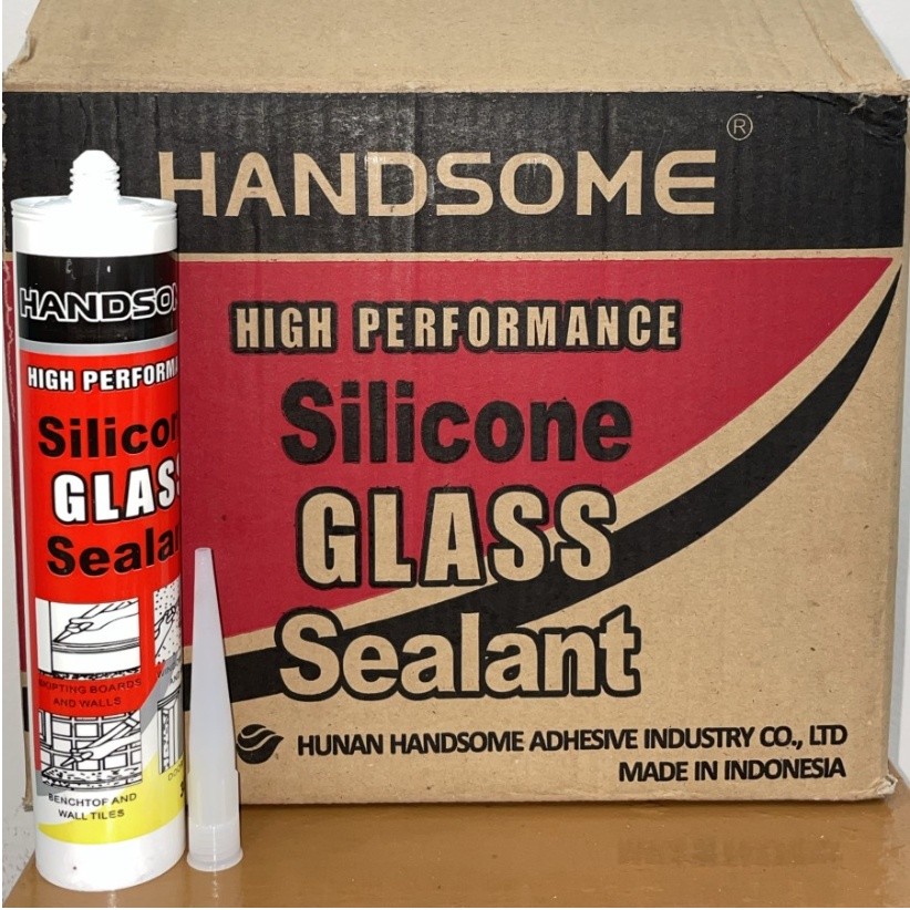 Jual Lem Sealant Silicone Botol Handsome Silen Acetic Acrylic Lem Kaca ...