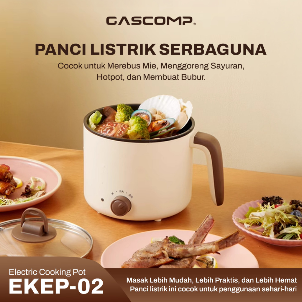 Jual HOMEGEAR Panci Listrik Serbaguna Elektric Cooking Pot EKEP 02 ...