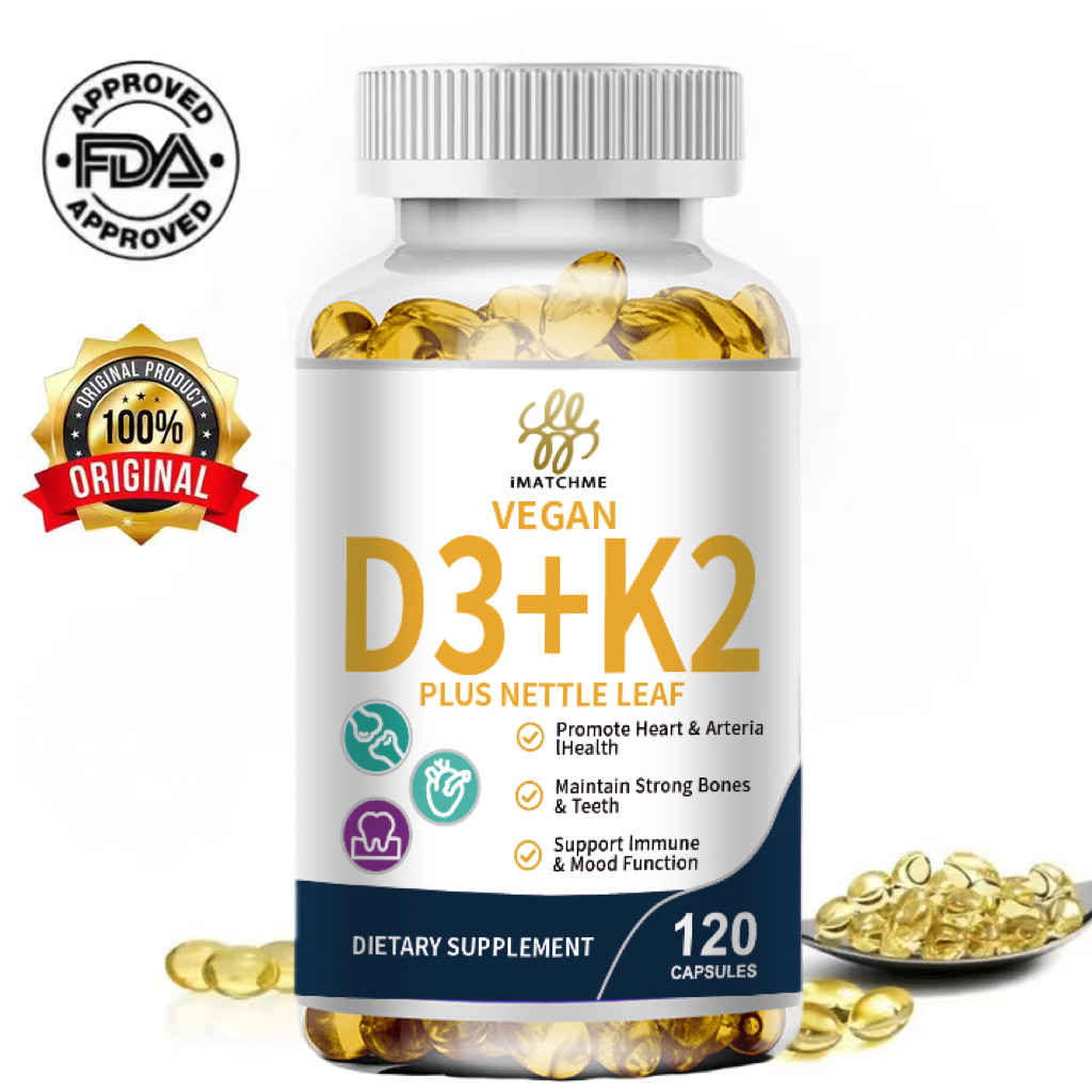 Jual iMATCHME D3 5000IU + K2 Complex capsule for Boosting Calcium ...