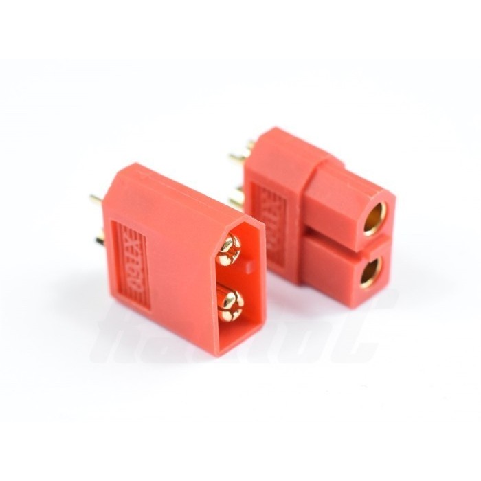 Jual Red XT60 Battery Connector Pair Male Female | Shopee Indonesia