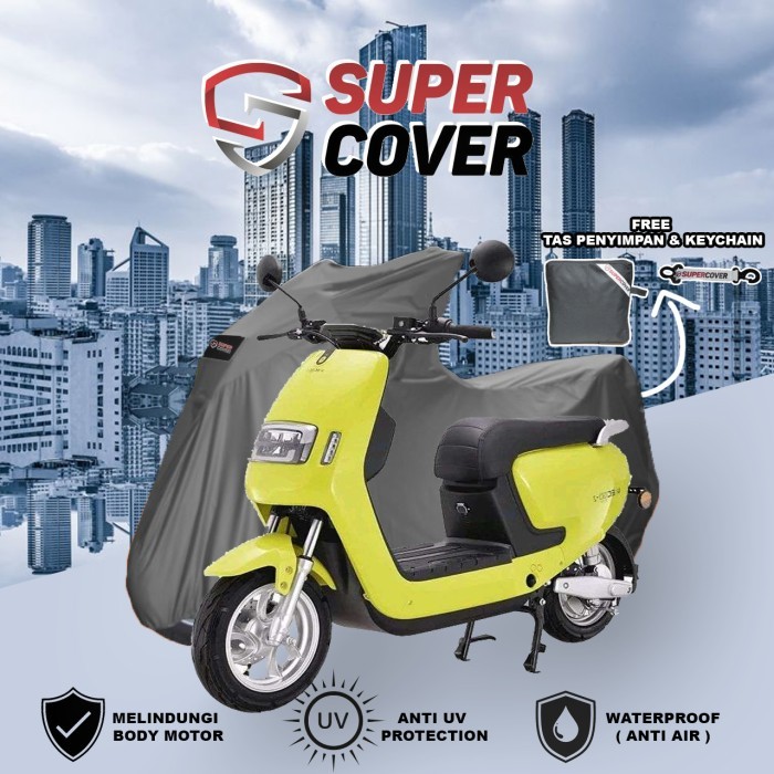 Jual Sarung Motor Premium ECGO 2 Cover Motor ECGO 2 Premium Anti Air ...